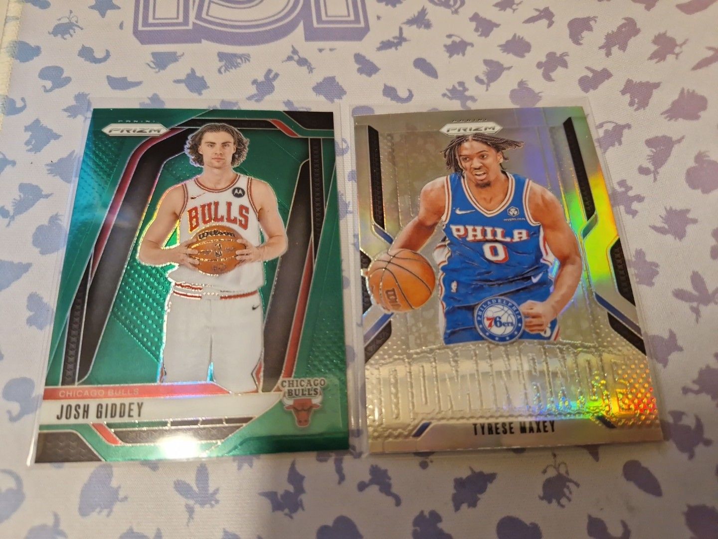 NBA Prizm panini - Josh Giddey & Tyrese Maxey, Hobbies & Toys ...