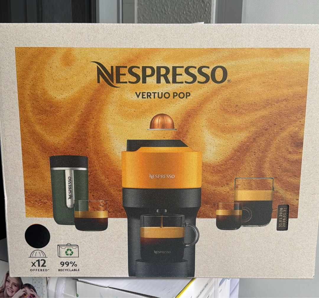 Nespresso Vertuo Pop Coffee Machine - Brand New, TV & Home Appliances ...