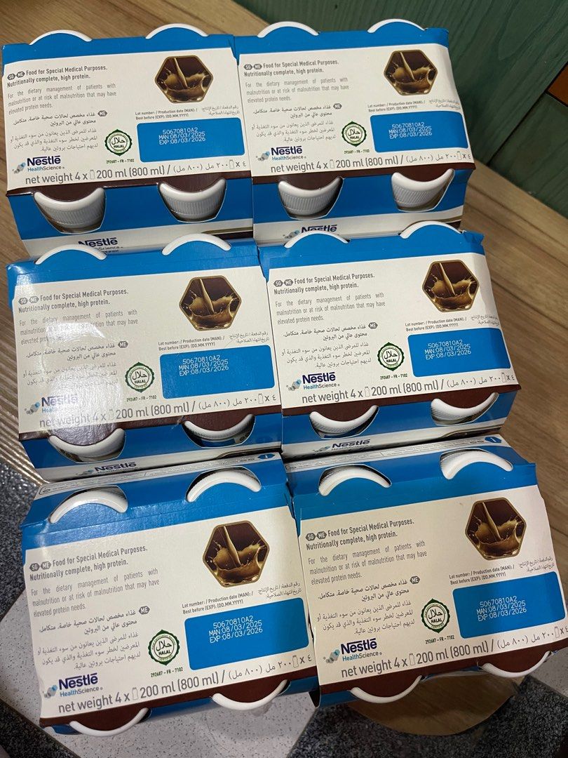 Nestle Resource Protein Chocolate Nutritional Drink, Health & Nutrition ...