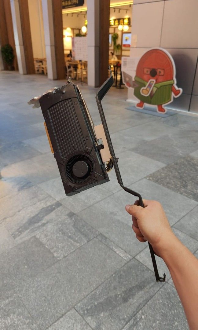 New Weapon Equipped - GPU Axe - Nvidia GTX 1060 6GB Graphics Card ...