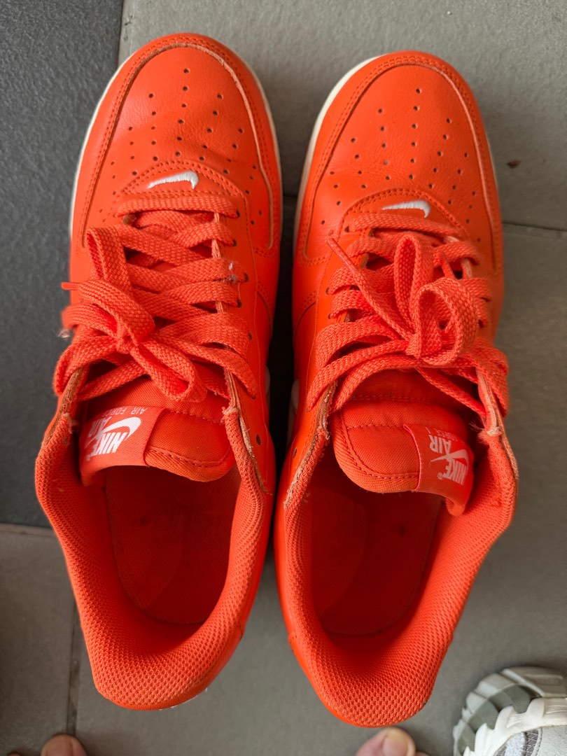 Nike Air Force 1 Low Orange, Men's Fashion, Footwear, Sneakers on Carousell