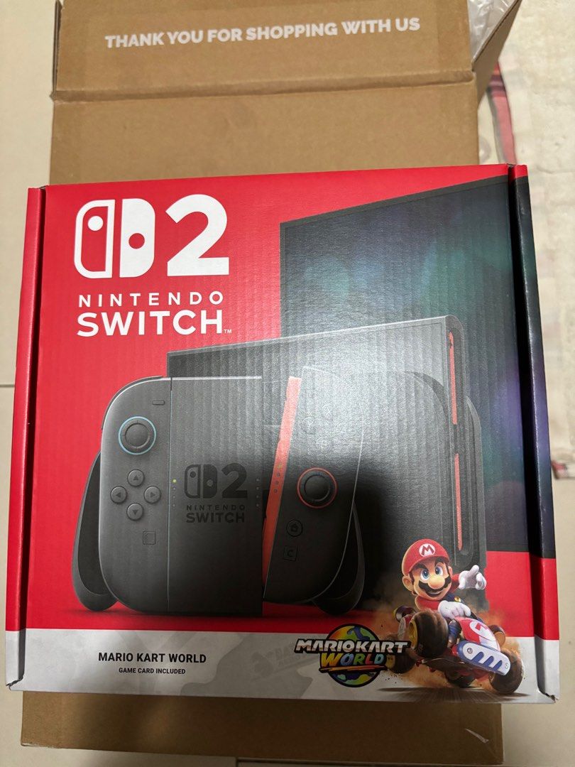 Nintendo Switch 2 Console + Mario Kart World Bundle, Video Gaming ...