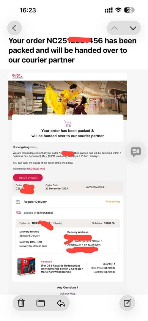 Nintendo Switch 2 Console + Mario Kart World Bundle, Video Gaming ...