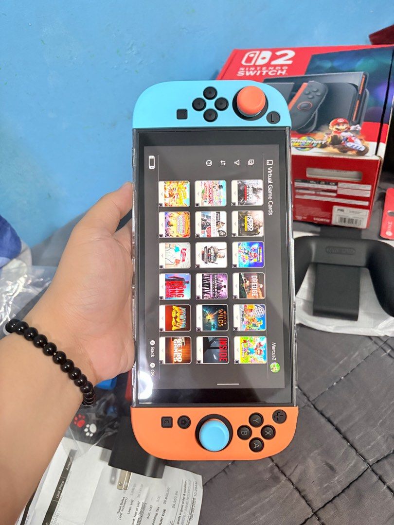 Nintendo Switch 2 Mario Kart Bundle with 90 Digital Games, Video Gaming ...