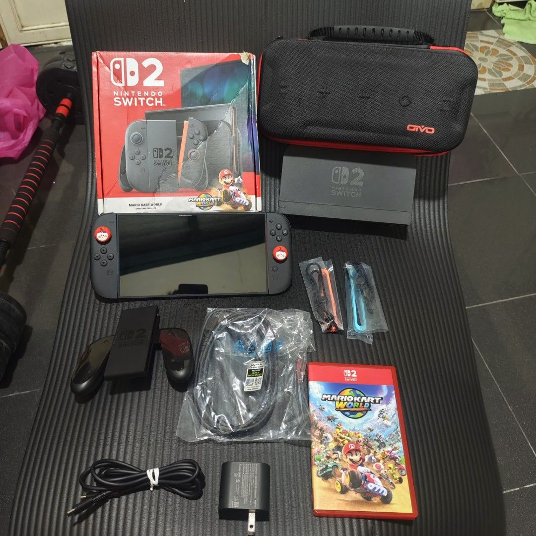 Nintendo Switch 2 with Mario kart world, Video Gaming, Video Game ...