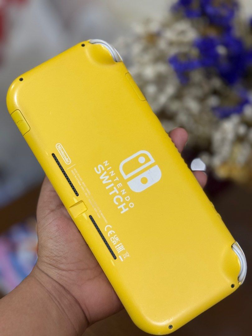 Nintendo Switch Lite Yellow with Crash Bandicoot, Video Gaming, Video ...