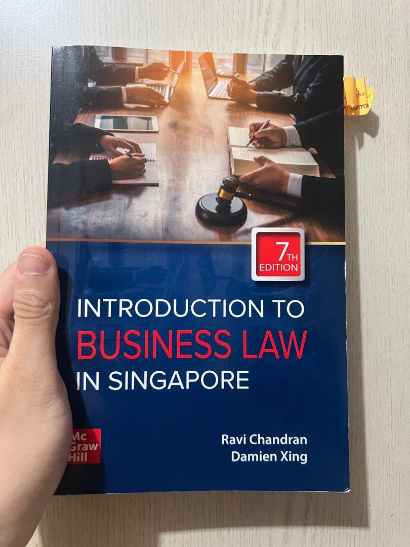 NTU NUS Introduction to Business Law in Singapore (7th Edition) AB1301 ...