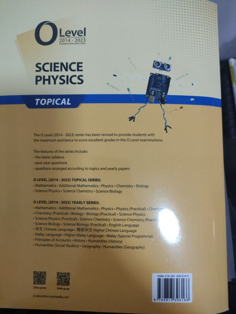 O Level Science Physics Topical Questions 2014-2023, Hobbies & Toys ...