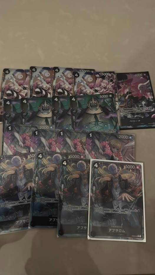 One Piece Card Game op06 EB03 perona Cindry Hogback Absalom, Hobbies ...