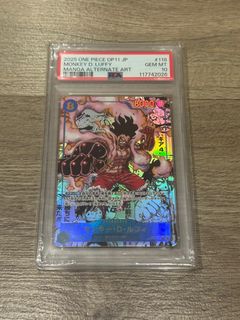 One Piece OP11 JP Luffy-Tarou Special Alternate Art PSA 10, Hobbies ...