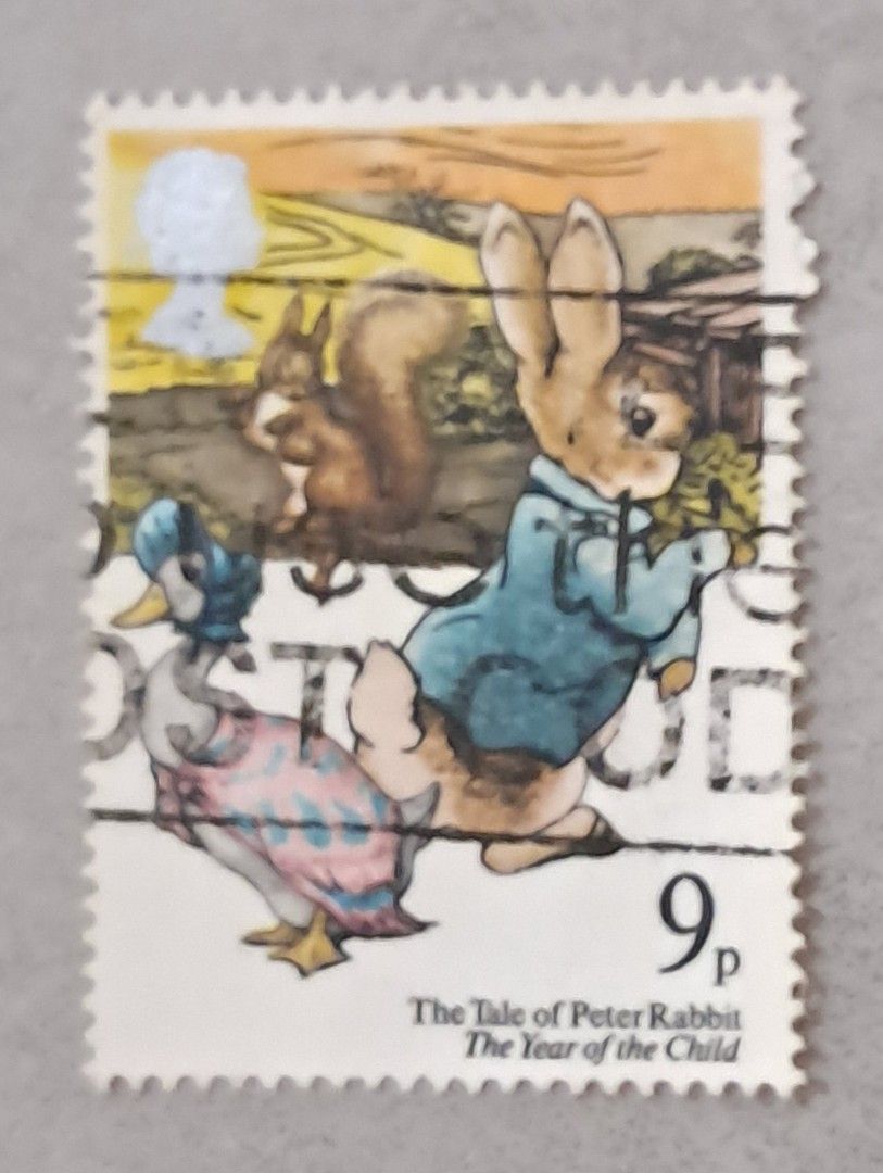 Peter Rabbit Stamp - 9p, Hobbies & Toys, Memorabilia & Collectibles ...