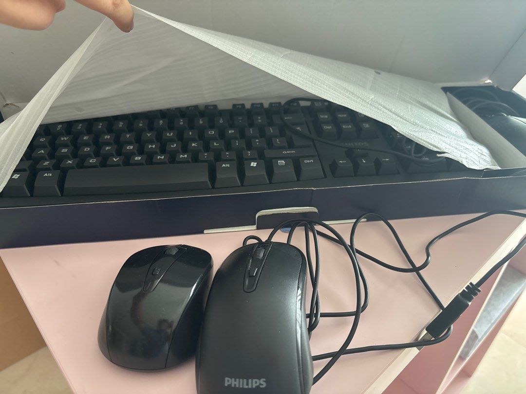 Philips C214 Wired Keyboard and Mouse Combo, Computers & Tech, Parts ...