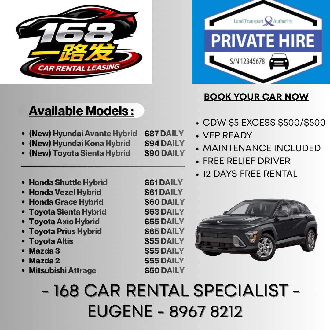 168 Car Leasing’s Profile Page on Carousell | All of 168 Car Leasing’s ...