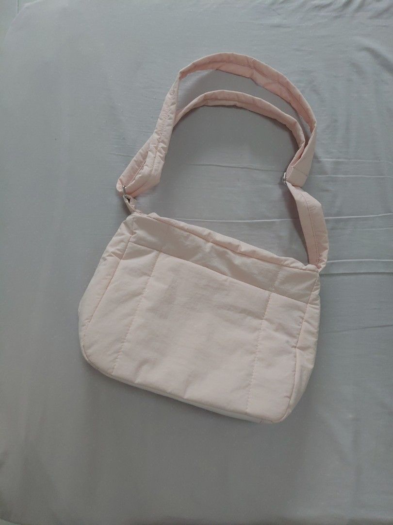 Pink puffy Bag($10mailed), Women's Fashion, Bags & Wallets, Shoulder ...