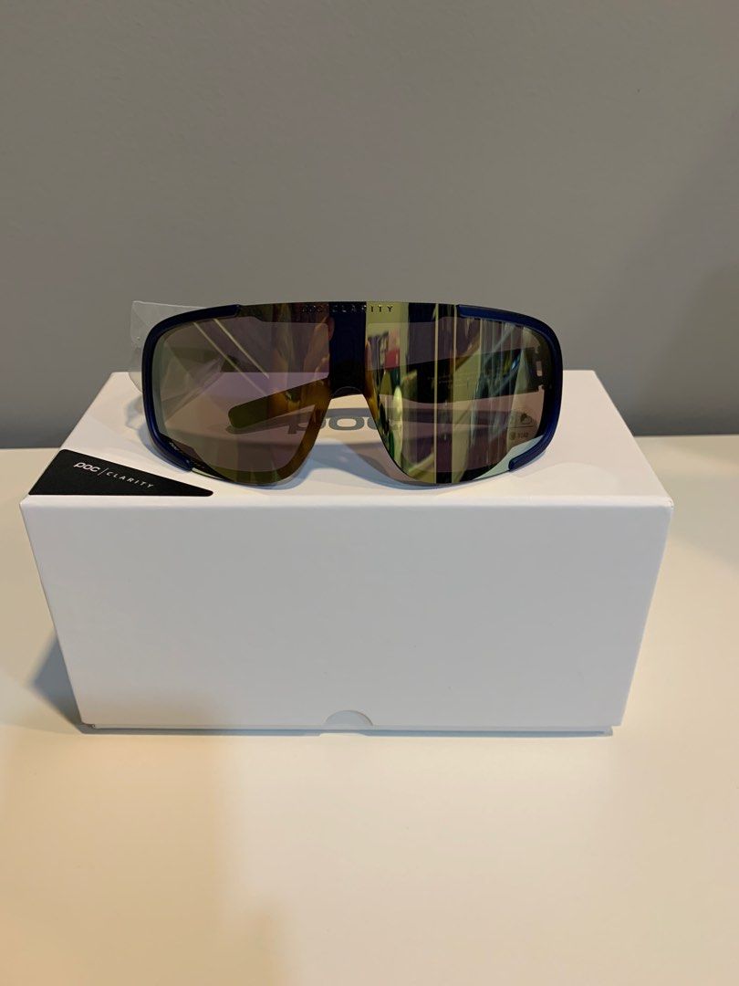 POC Aspire Performance Sunglasses - Lead Blue, Men's Fashion, Watches & Accessories, Sunglasses ...