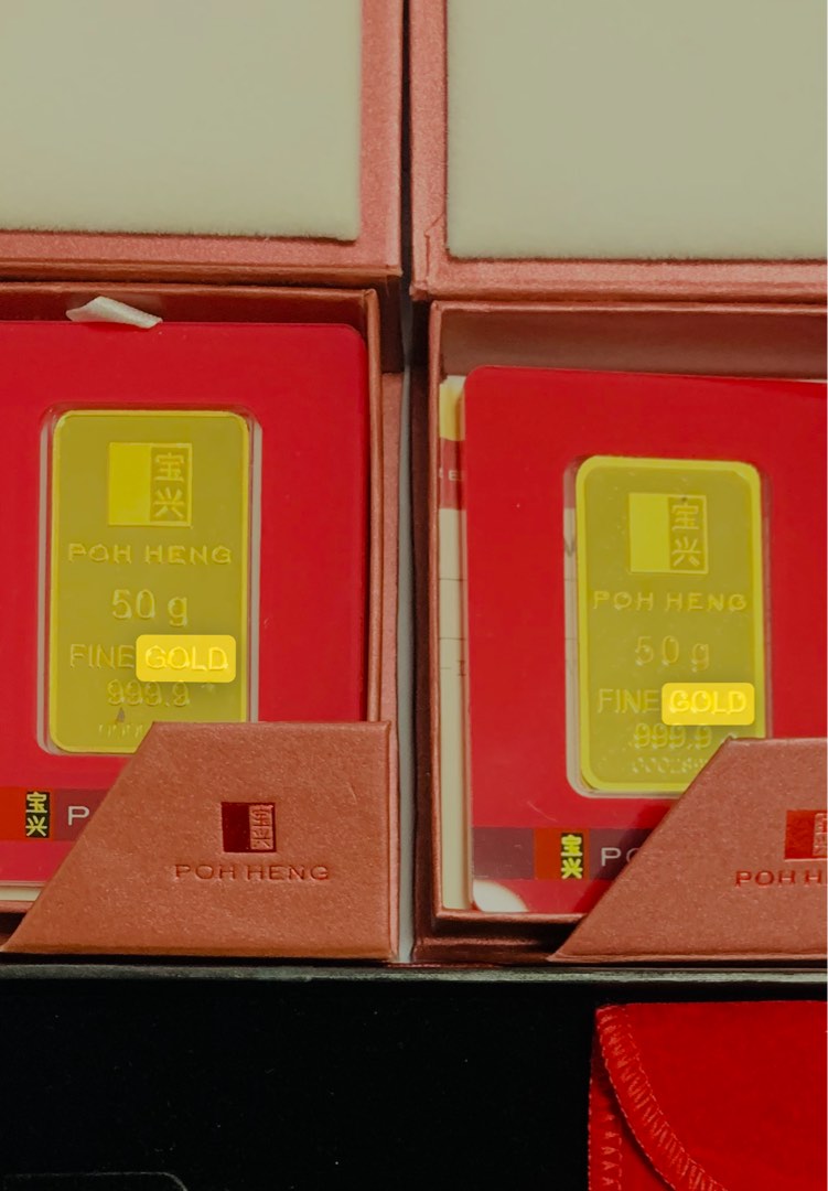 Poh Heng & Chow Tai Fook Gold Bars, Hobbies & Toys, Memorabilia ...