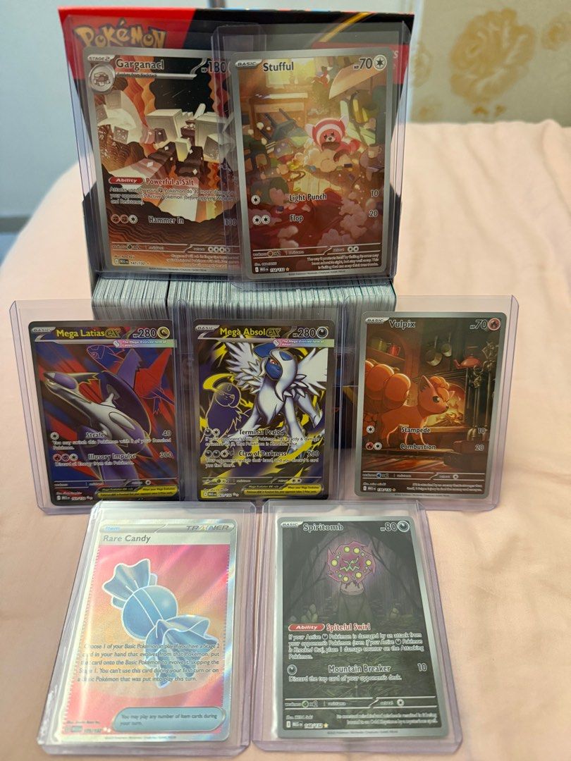 Pokemon Cards bulk cards and - Garganacl, Stufful, Mega Latias, and ...