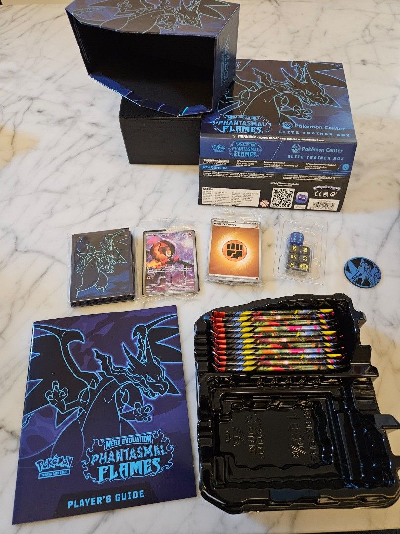 Pokemon Center Elite Trainer Box - Mega Evolution Phantasmal Flames ...