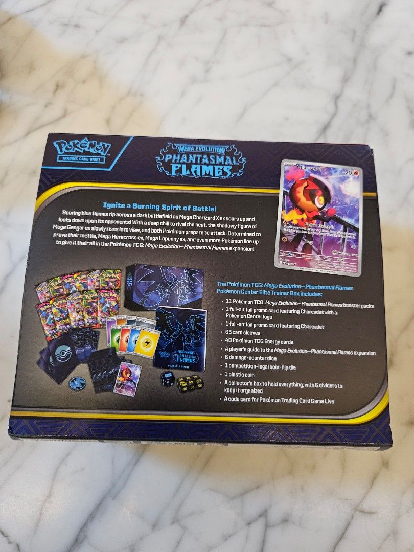 Pokemon Center Elite Trainer Box - Mega Evolution Phantasmal Flames ...