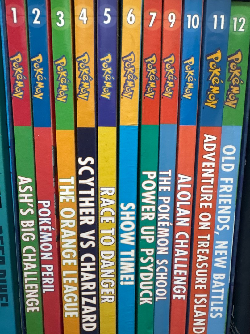 Pokemon Chapter Books - Volumes 1-12, Hobbies & Toys, Books & Magazines ...
