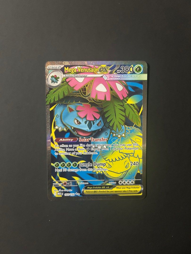 Pokemon Mega Venusaur EX 155/122, Hobbies & Toys, Toys & Games on Carousell