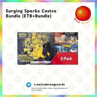Surging Sparks ETB Elite Trainer Box Pokemon TCG, Hobbies & Toys, Toys ...