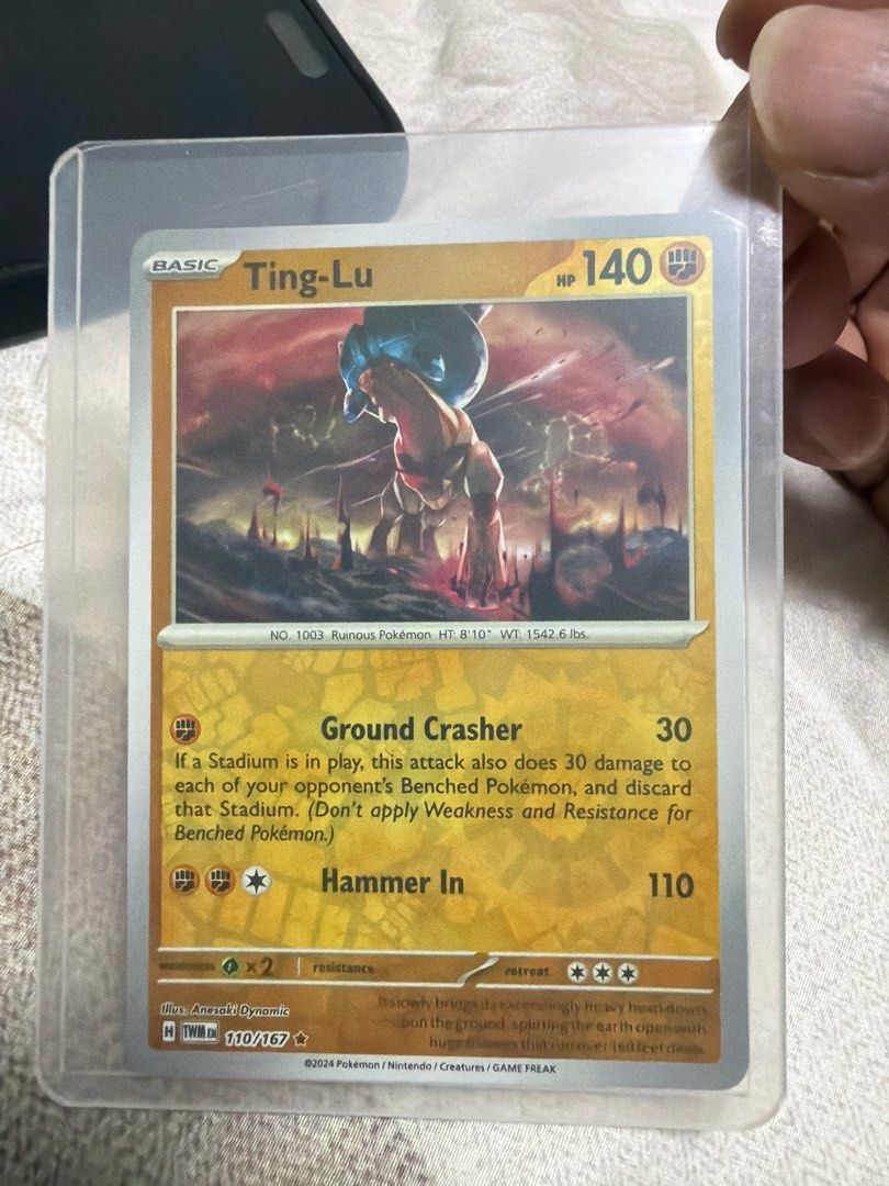 Pokemon TCG Ting-Lu 110/167, Hobbies & Toys, Toys & Games on Carousell