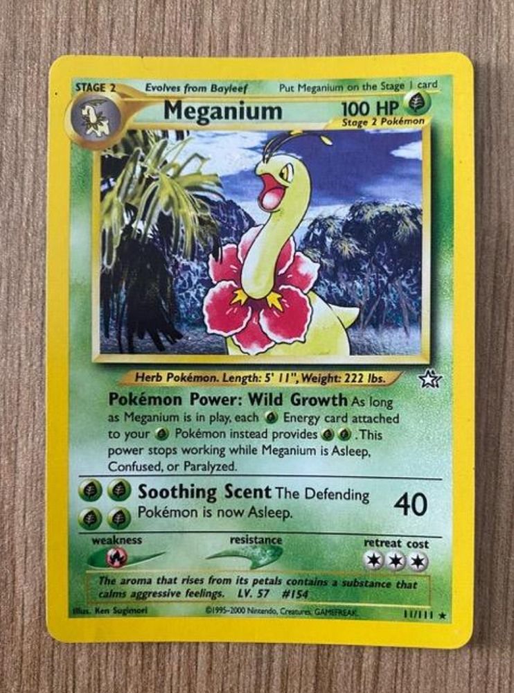 Pokémon Card - Meganium Rare Holo, Hobbies & Toys, Toys & Games on ...