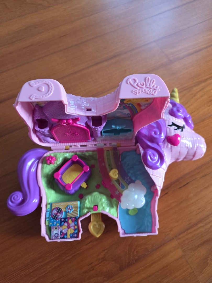 Polly Pocket Unicorn Playset, Hobbies & Toys, Toys & Games on Carousell