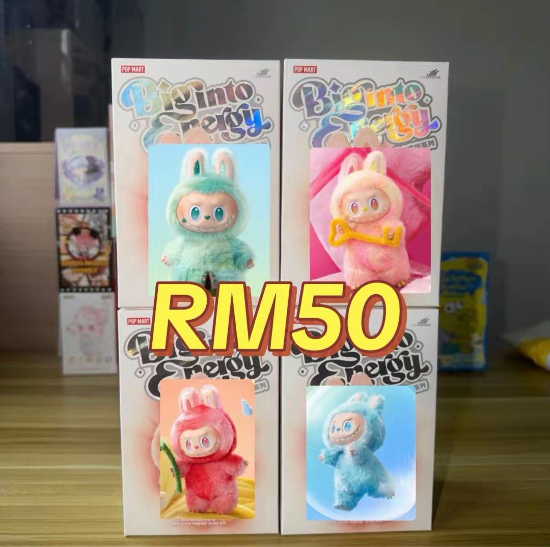 Pop Mart Big Into Energy Series Labubu, Hobbies & Toys, Toys & Games on ...