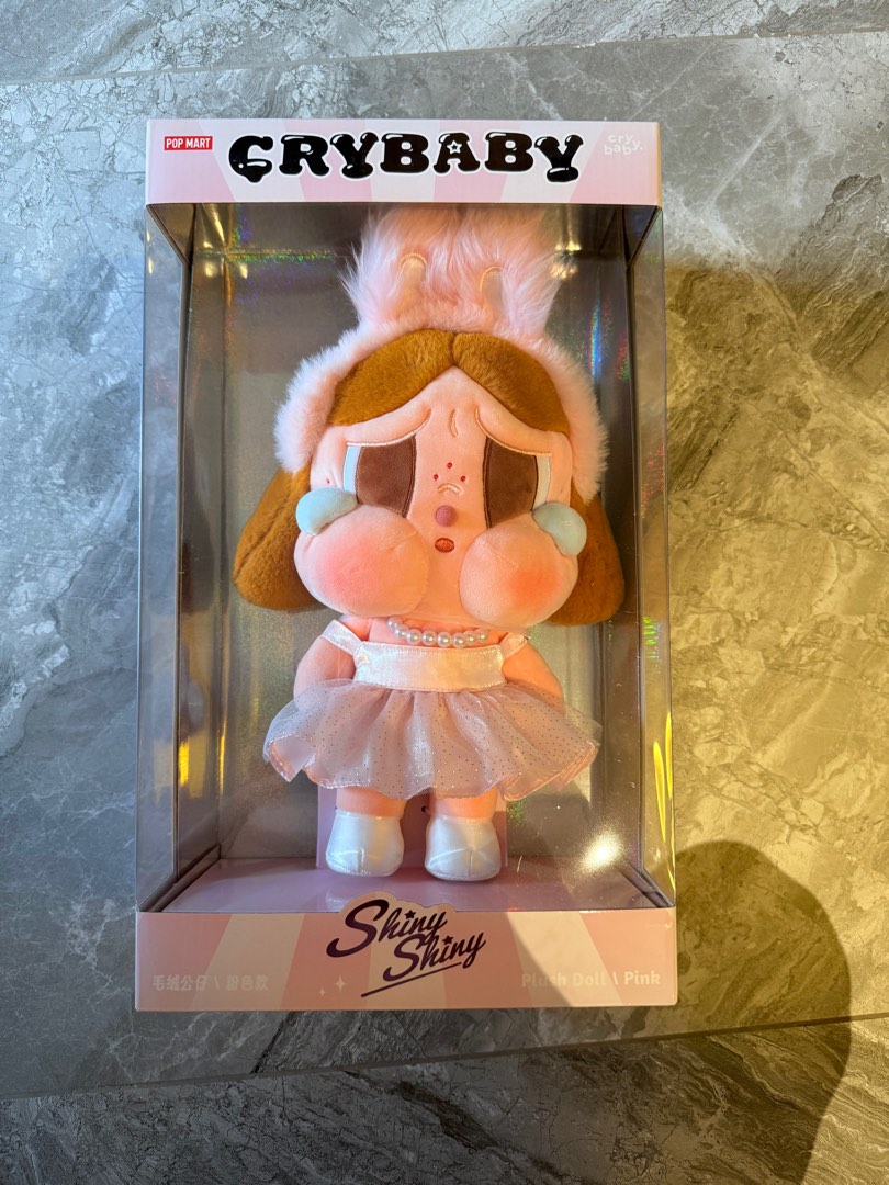 Pop Mart Crybaby Shiny Shiny Plush Doll, Hobbies & Toys, Toys & Games ...