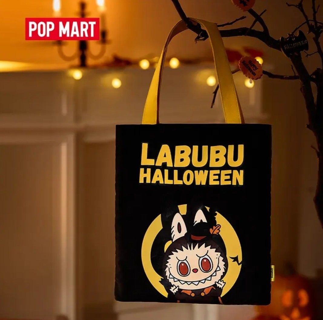 Pop Mart Labubu Halloween Tote Bag, Hobbies & Toys, Toys & Games on ...
