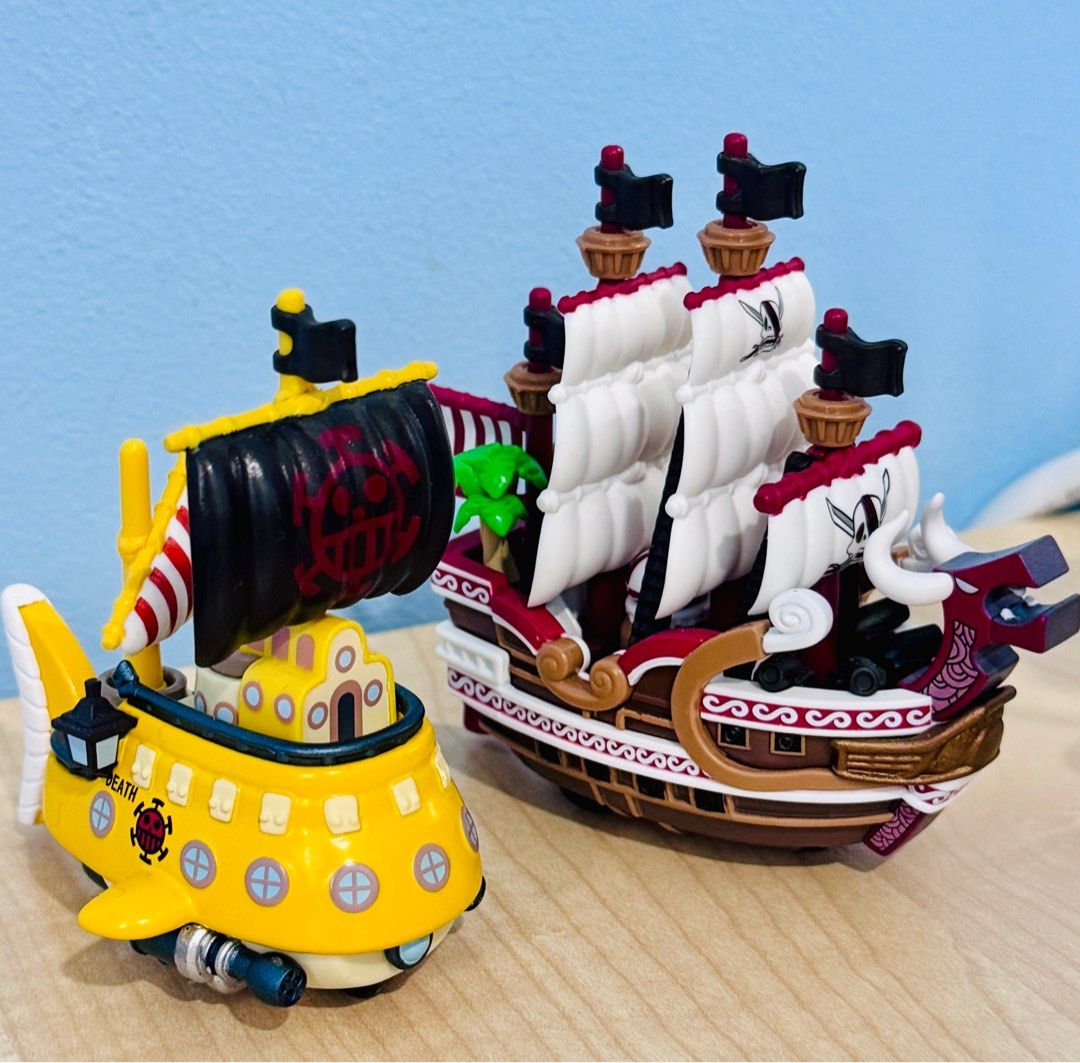 Pop mart One Piece ship series and Labubu crystal ball, Hobbies & Toys ...