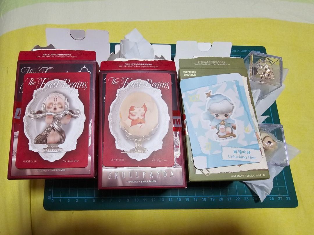 POP MART Skullpanda The Feast Begins & Dimoo Blind Box Figures, Hobbies ...
