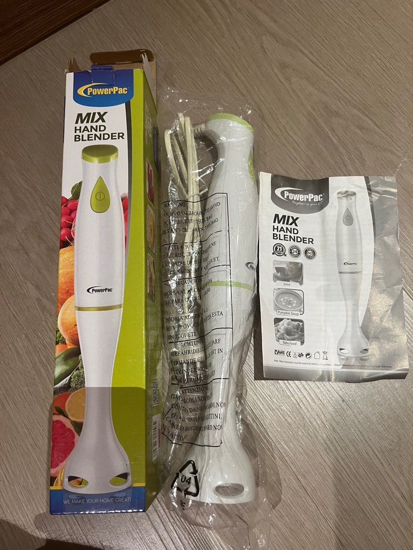 PowerPac Mix Hand Blender - Brand New, TV & Home Appliances, Kitchen ...