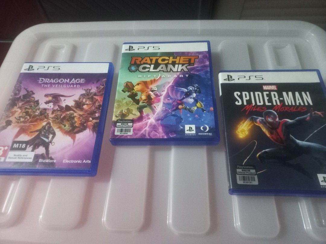 PS5 Ratchet Clank Dragon Age Spiderman Miles, Video Gaming, Video Games ...