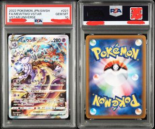 2022 Pokemon Go fa/Mewtwo vstar secret PSA 9, Hobbies & Toys, Toys ...