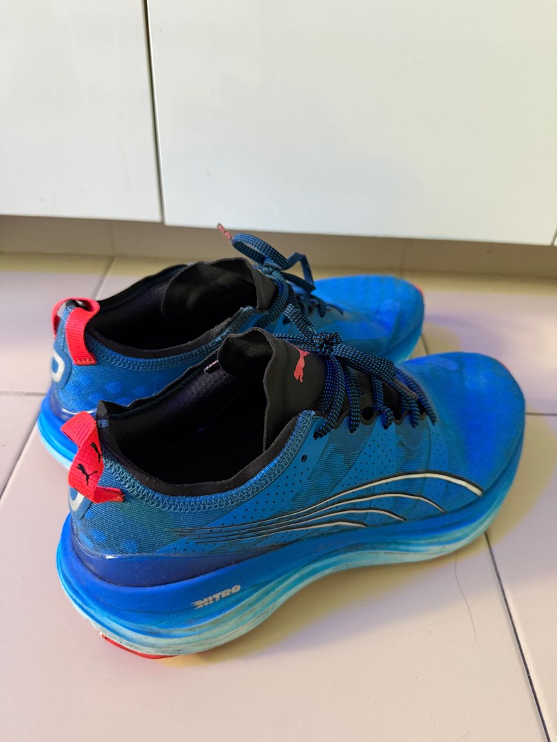 Puma ForeverRUN NITRO Running Shoes - Ultra Blue, Men's Fashion ...