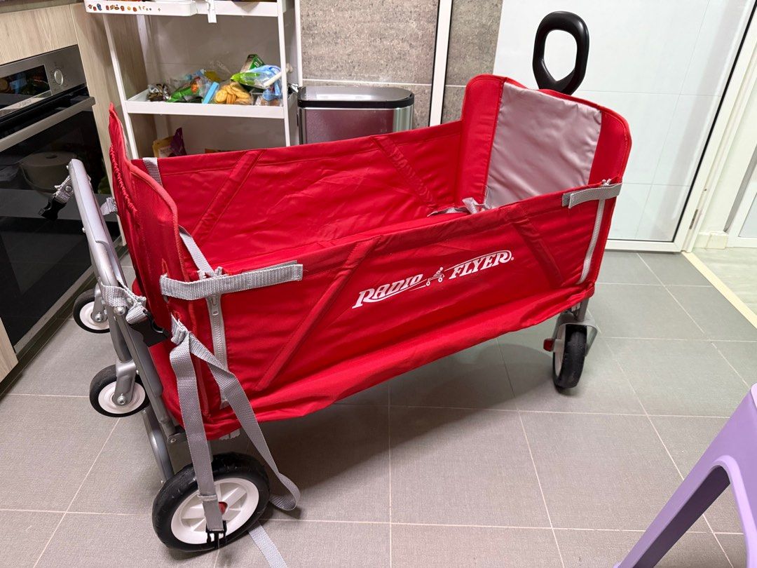 Radio Flyer Folding Wagon, Babies & Kids, Going Out, Strollers on Carousell