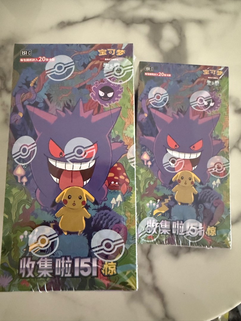 (Ready Stock) Selling Chinese 151 Vol 3 Jumbo 151/Mega Evolution/Mega ...