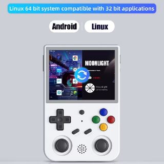 Powkiddy RGB20S Handheld Game Console - Blue, Video Gaming, Video Game ...