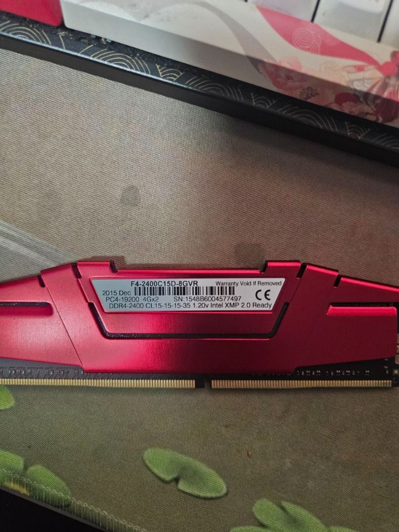 Rip Jaw G Skill 4GB RAM DDR4 2133 MHZ, Computers & Tech, Desktops on ...