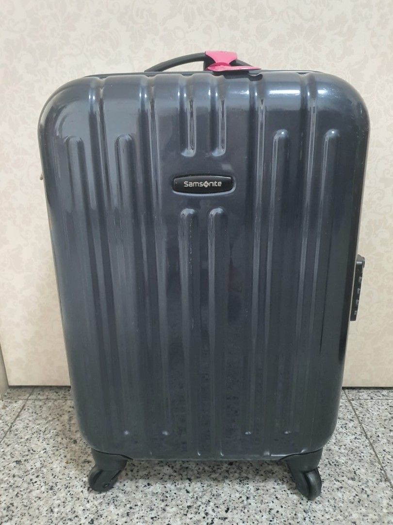 Samsonite Expandable Carry-On Suitcase - Grey, Hobbies & Toys, Travel ...