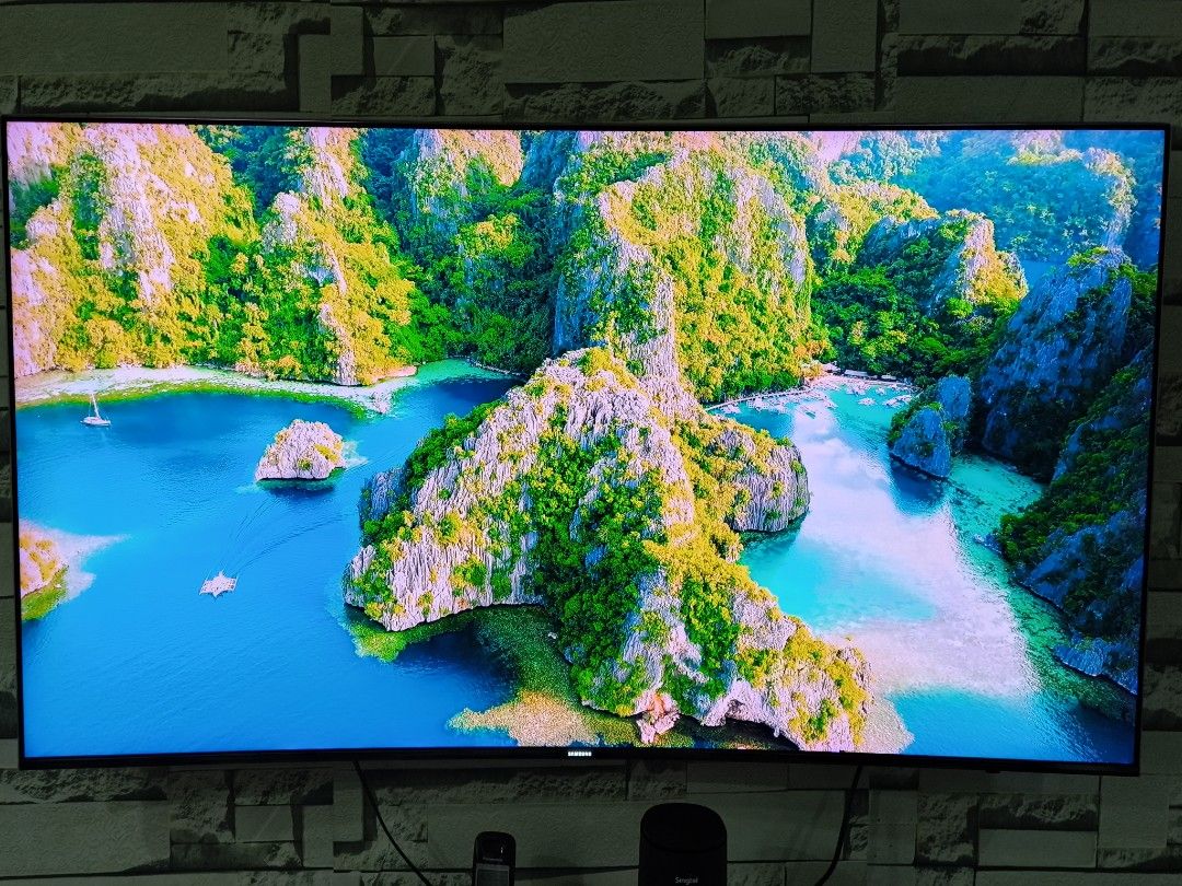 Samsung QLED 55 Inch Curved TV, TV & Home Appliances, TV ...