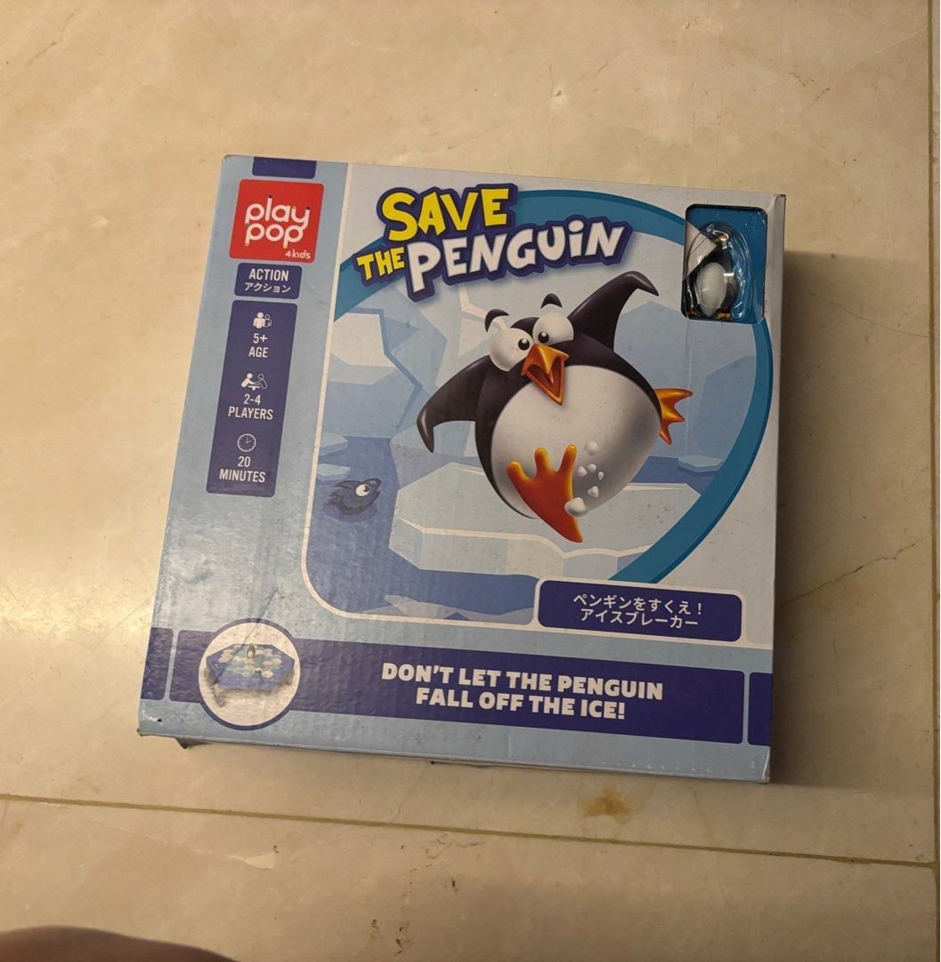 Save the Penguin Board Game, Hobbies & Toys, Toys & Games on Carousell