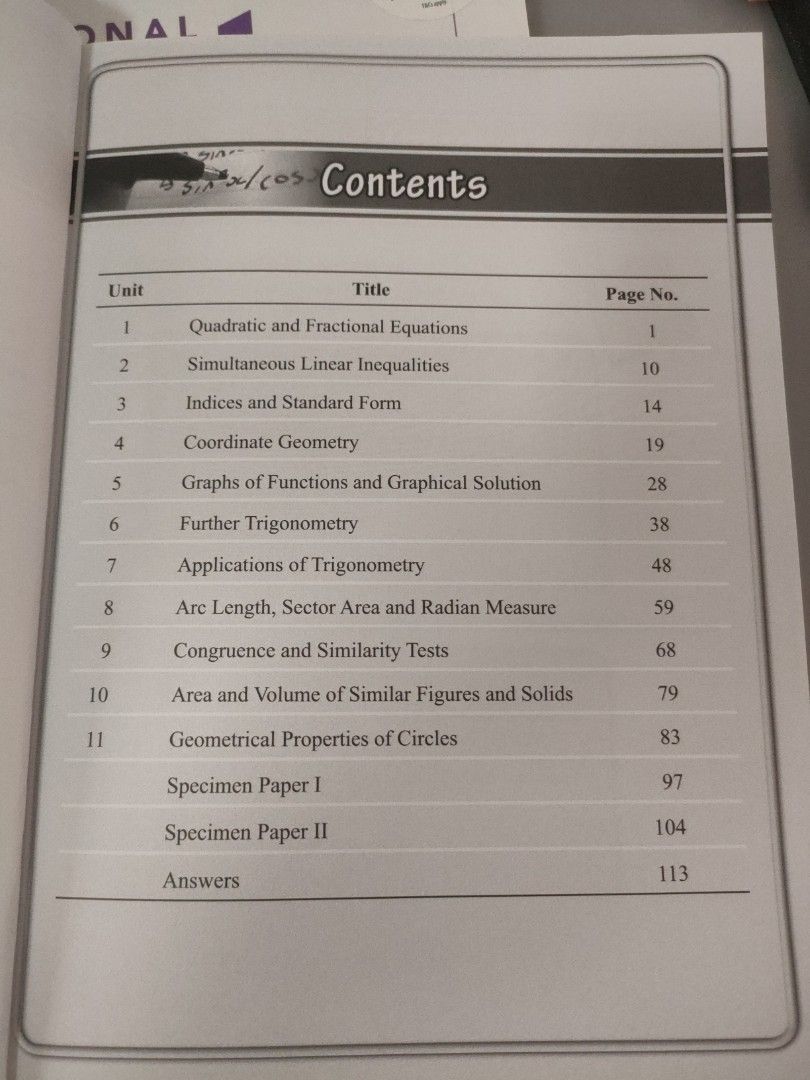 Secondary 3 Mastering Mathematics Textbook, Hobbies & Toys, Books ...