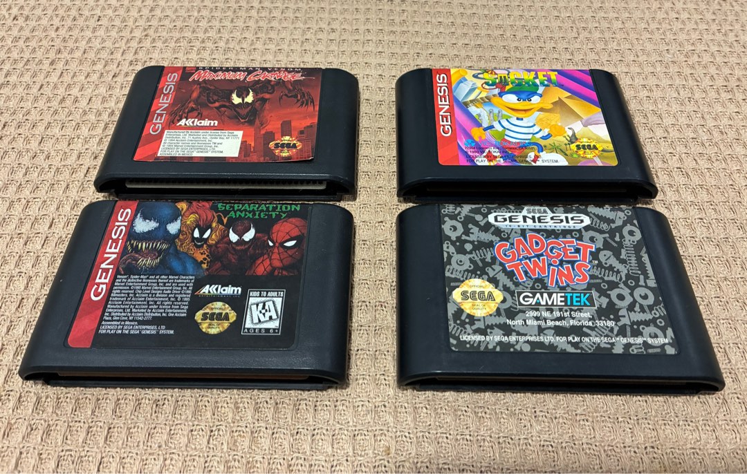 Sega Genesis Game Cartridges, Video Gaming, Video Games, Others on ...