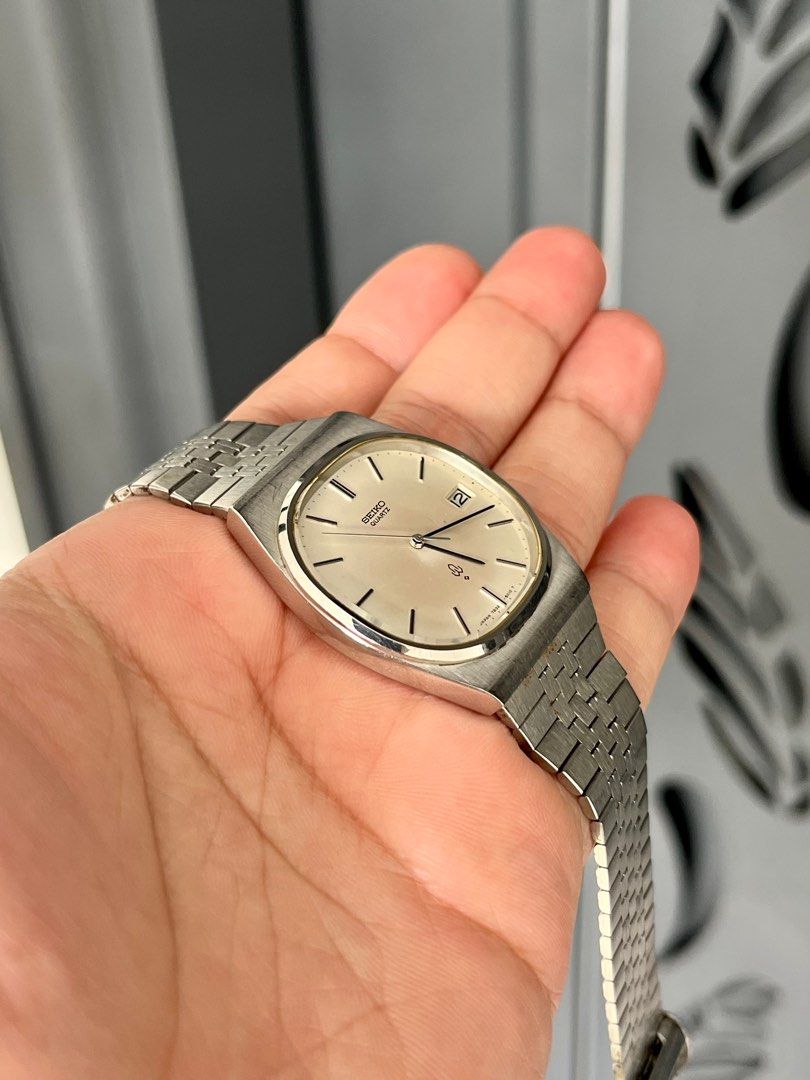 Seiko Chariot TV Tank Quartz White Dial Vintage Men Watch Ref. 7830 ...