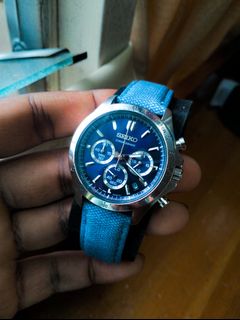 Seiko Chronograph Watch "The Great Blue", Men's Fashion, Watches ...