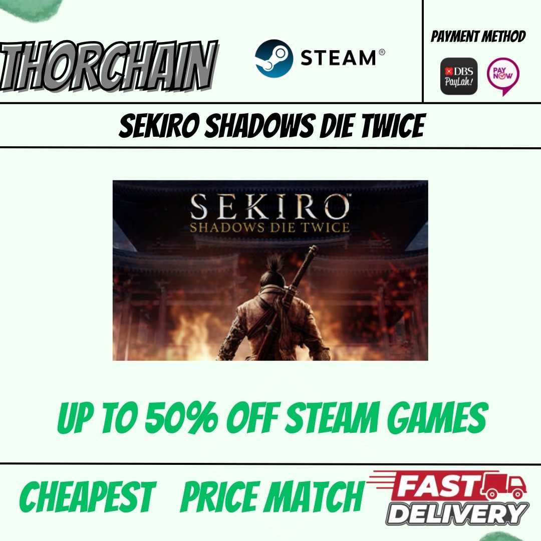 Sekiro Shadows Die Twice [Steam Games], Video Gaming, Video Games ...
